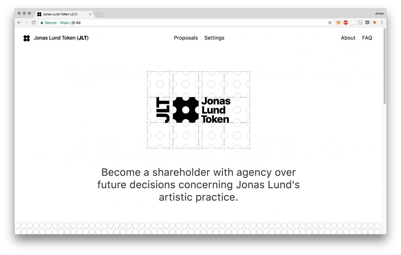 Jonas Lund - Jonas Lund Token (JLT)
